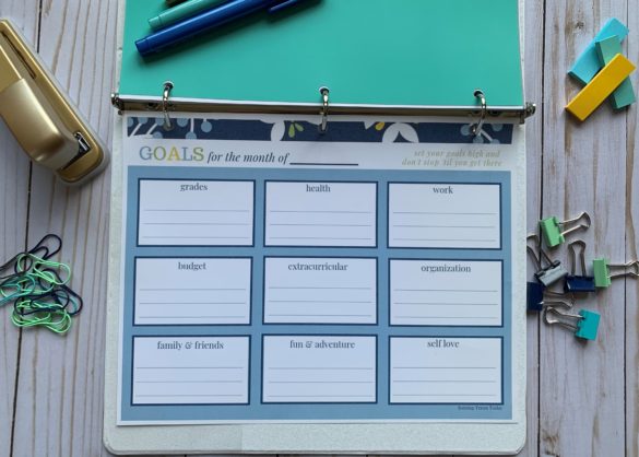 Printable Student Binder for Back-to-School 2023-2024 (25+FREE Pages ...