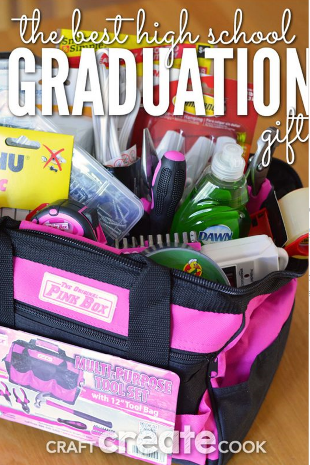32 DIY High School Graduation Gift Baskets Grads Will Love - Raising ...
