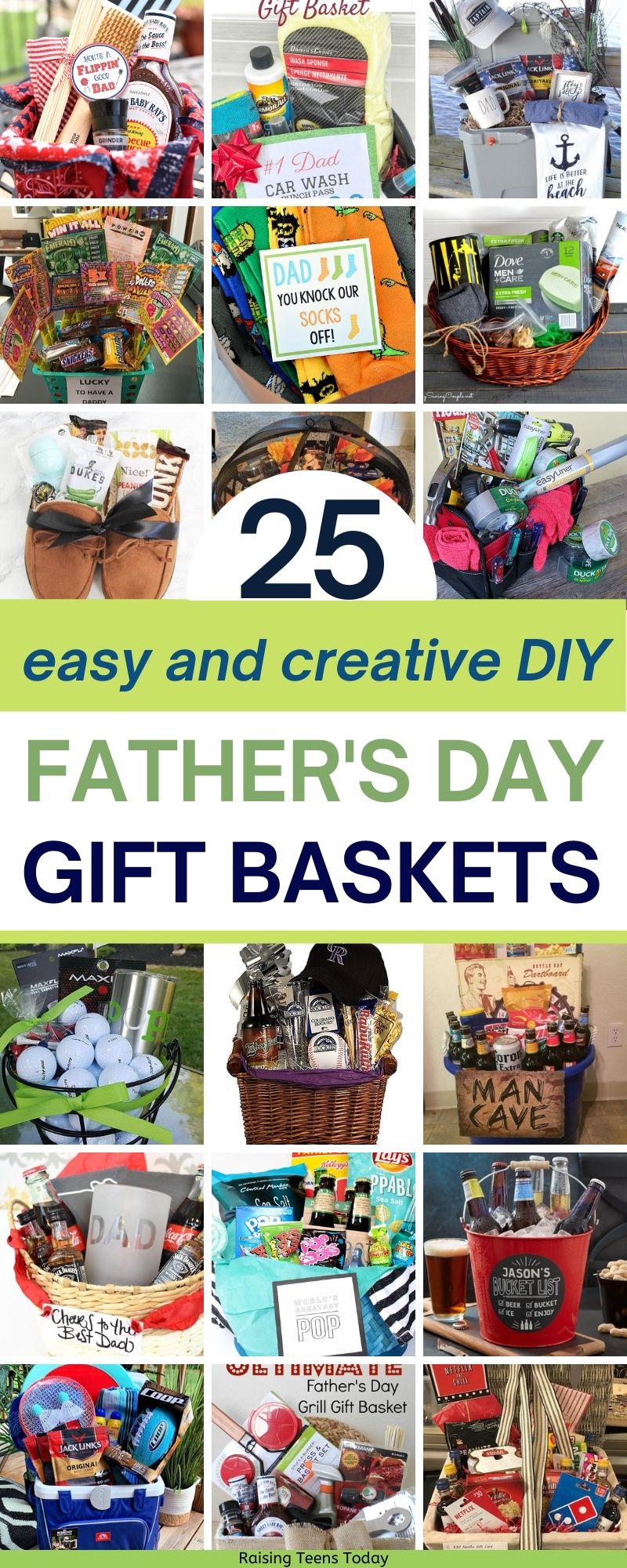 25 Diy Father S Day Gift Basket Ideas Raising Teens Today
