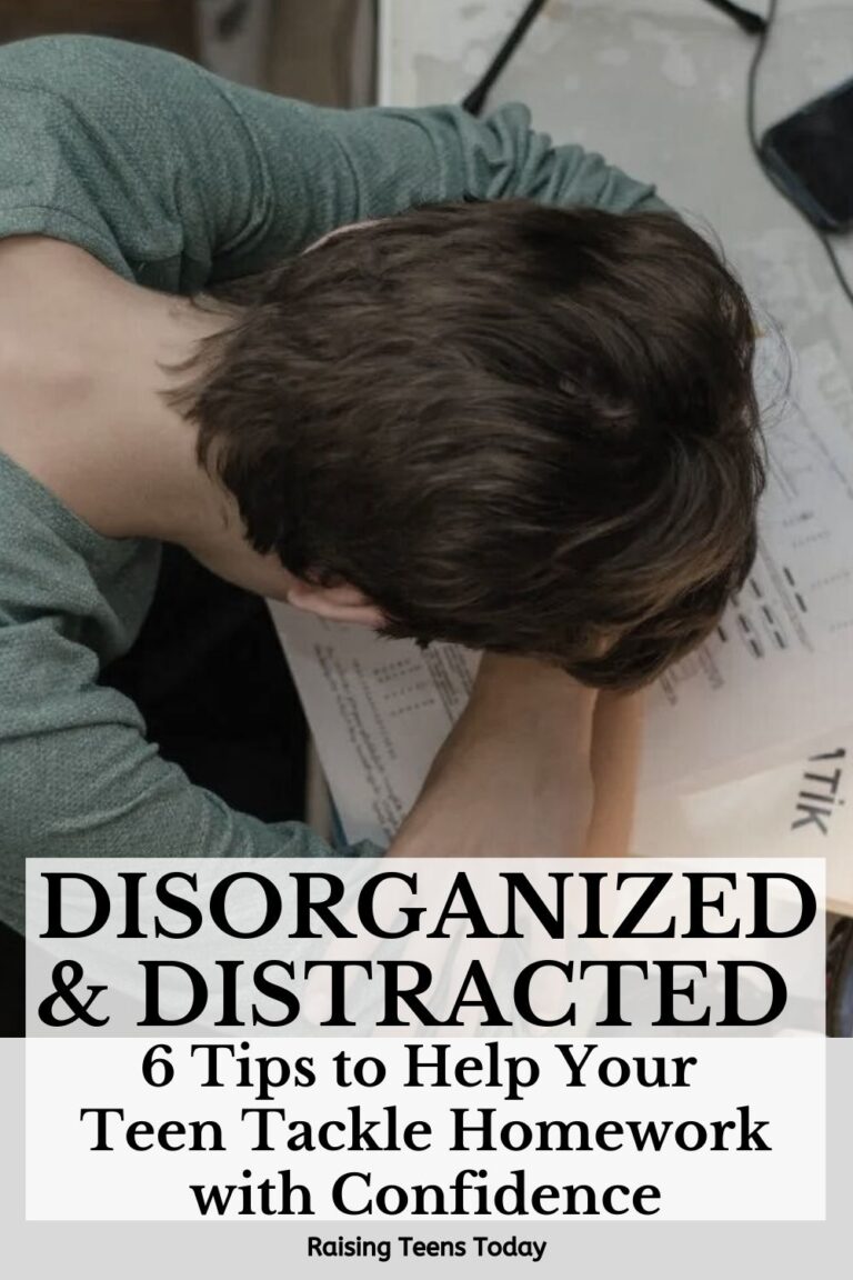 Disorganized and Distracted: 6 Tips to Help Your Teen Tackle Homework ...