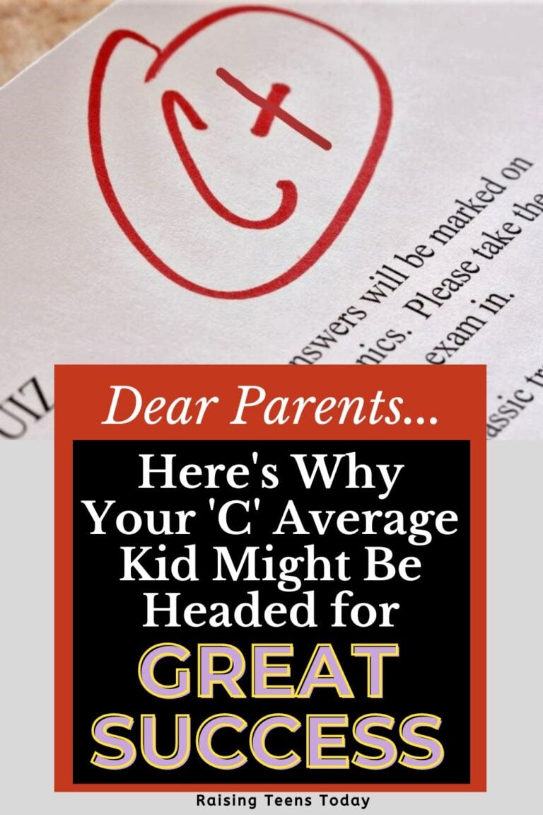 Parents, Here's Why Your 'C' Average Kid Might Be Headed for Great ...
